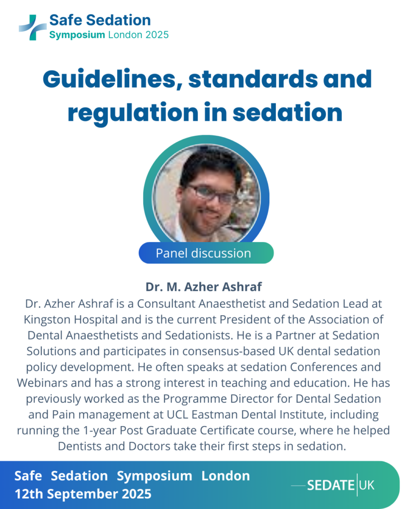 Safe Sedation Symposium | Posters, Standards & Guidelines - SedateUK
